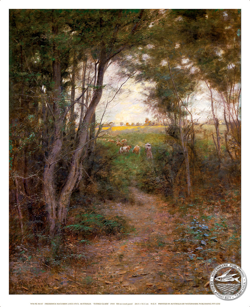 A TI TREE GLADE - Frederick McCubbin - Giclee Print - 60 x 48.8 cm ...