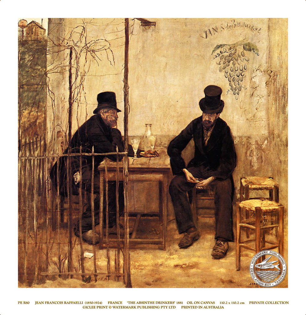THE ABSINTHE DRINKERS - Giclee Print - Art Room